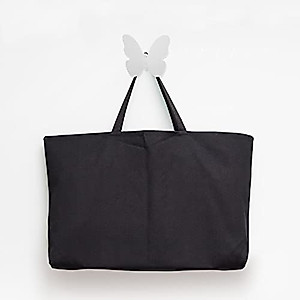 MAJHER 1set Handbag Umbrella Free Fashion Butterfly-Shape Hooks Punch Clothes Copper Hallway Mounted Screws Bedrooms Decor Towel for Hanging Entryway Door Hook Butterfly-Design Coat Hanger Hangers