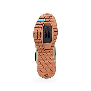 Crank Brothers Mallet E Speedlace Mountain Bike Shoe Green/Blue/Gum, 14.0 - Men's