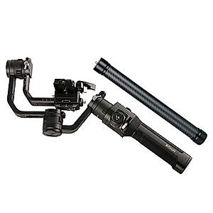 DH10 Upgrade Gimbal Extension Pole Carbon Fiber Bar Lightweight but Strong 1/4" Universal Rod Compatible with DJI Ronin S, Ronin SC, OSMO Mobile 3, OM 4, ZHIYUN Crane 2 V2 Stabilizer DSLR Camera