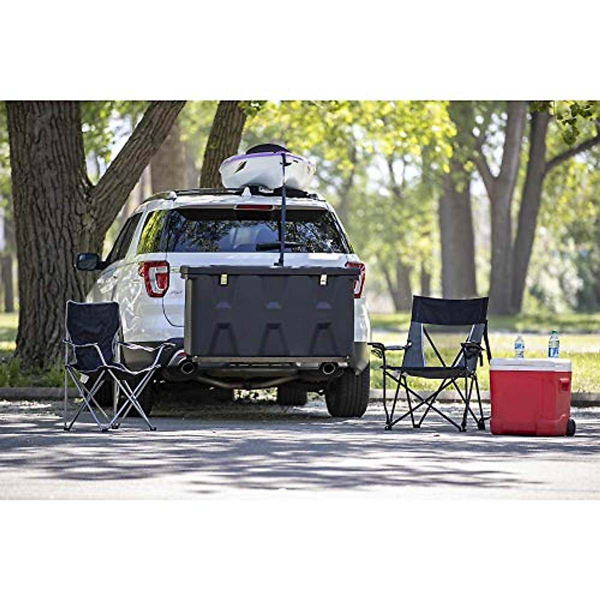 Buyers Products 1707020 Hitch-Mounted Poly Cargo Carrier , Black