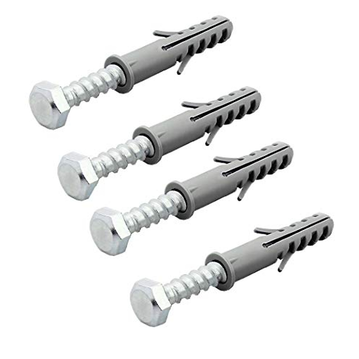 Lag Bolt Kit for Mounting TV Bracket Into Wood Or Concrete - Includes Heavy Duty Bolts, Fischer Concrete Anchors and 2 Drill Bits