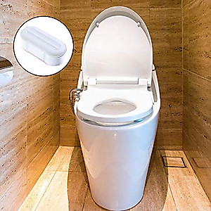 Bidet Toilet Seat Bumper for Bidet with Strong Adhesive, Toilet Seat Bumper Replacement Kit, Toilet Seat Sticking Buffer Attachment for Use with Bidets - 4 PCS