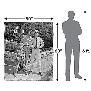 Andy Griffith Lawmen Officially Licensed Silky Touch Super Soft Throw Blanket 50" x 60"