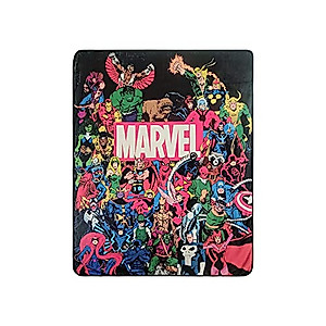 Bazillion Dreams Marvel Universe Characters Legends Fleece Softest Comfy Throw Blanket for Adults & Kids| Measures 60 x 50 Inches