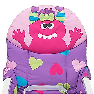 Cosco Simple Fold Deluxe High Chair, Monster Shelley