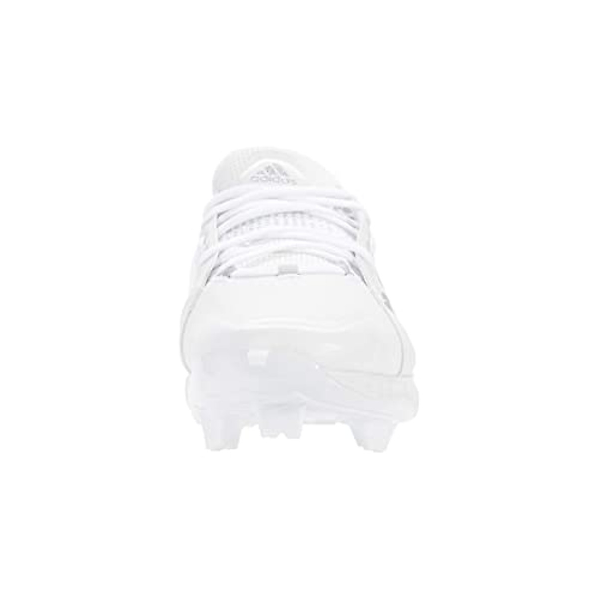 adidas Women's FV9043 Baseball Shoe, Footwear White/Silver Metallic/Grey One, 7
