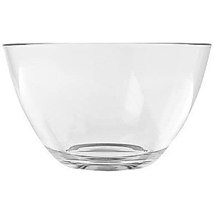 Mikasa Napoli Glass Serving Bowl, 10.75-Inch, Clear