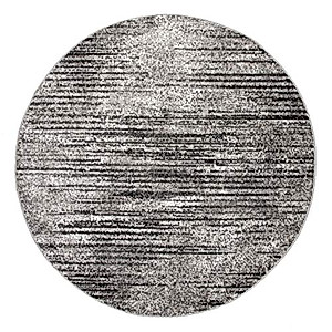 nuLOOM Elsa Faded Area Rug, 5&#039; Round, Grey