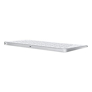 Apple Magic Keyboard with Touch ID: Wireless, Bluetooth, Rechargeable. Works with Mac Computers with Apple Silicon; US English - White Keys