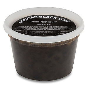 African Black Soap Paste 16 oz. / 1 lb. - 100% Raw Pure Natural From Ghana. Acne Treatment, Aids Against Eczema & Psoriasis, Dry Skin, Scars and Dark Spots. Great For Pimples, Blackhead.