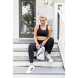 Savvy Outdoors Sling Backpack for Women - Small Crossbody Bags with One Strap Perfect for Hiking, Walking, Traveling - Small Outdoor Over The Shoulder Travel Accessories Perfect Women's Gift - White