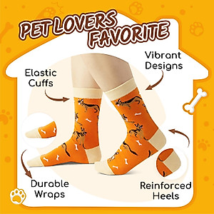 Zmart Novelty Unisex German Shepherd Socks for Women Men, Crazy German Shepherd Gifts Silly Fun Funny Socks