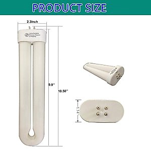 BF190 Bug Zapper Replacement Light Bulb 32 Watt Compatible with Flowtron BK-40D, FUL32T8/BL UVA Insect Attracting Bulb, Gx10Q Cap 2 Count