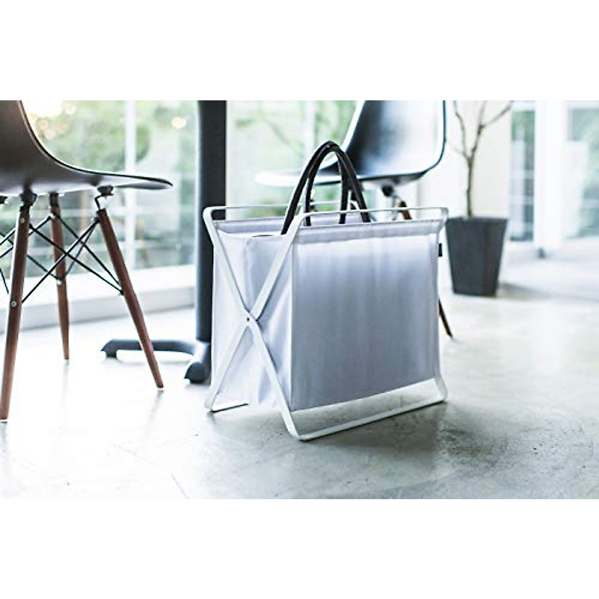 YAMAZAKI home Tower Storage Hamper White