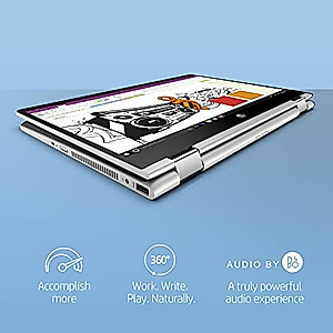 HP Pavilion X360 14-Inch Convertible Touchscreen Laptop, 8th Gen Intel Core I5-8265U, 8 GB RAM, 512 GB Solid-State Drive, Windows 10 Home (14-cd1020nr, Natural Silver)