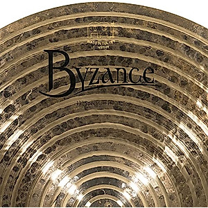 Meinl Cymbals Byzance 13" Dark Spectrum Hihats, Pair — Made in Turkey — Hand Hammered B20 Bronze, 2-Year Warranty, B13SH
