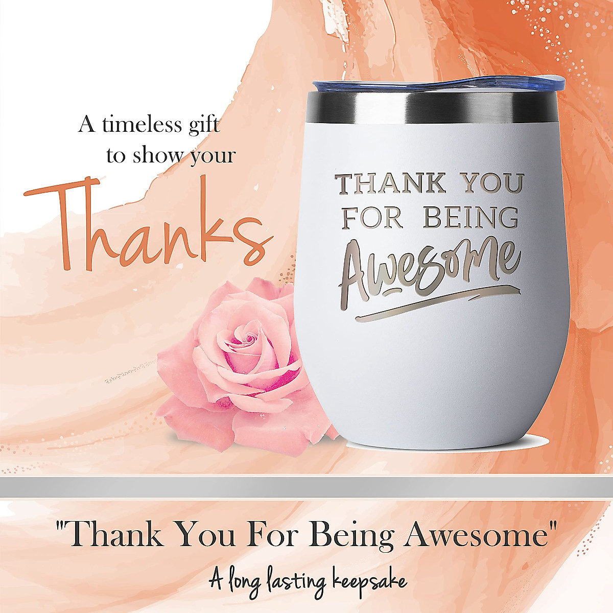 Thank You Gifts for Women - Thank You Gifts Basket for Employees - You Are Awesome Spa Appreciation Gift Box for Women with Tumbler - You Got This Appreciation Gifts for Friends Coworker Boss Teacher