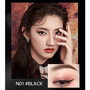 COLORKEY Floating Color 24 Hours Longwear Waterproof Liquid Eyeliner, Sweat Resistant, Waterproof and Smudgeproof Eye Liners Eyeliner Pencil (N01 Black)