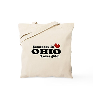 CafePress Somebody In Ohio Loves Me Tote Bag Canvas Tote Shopping Bag