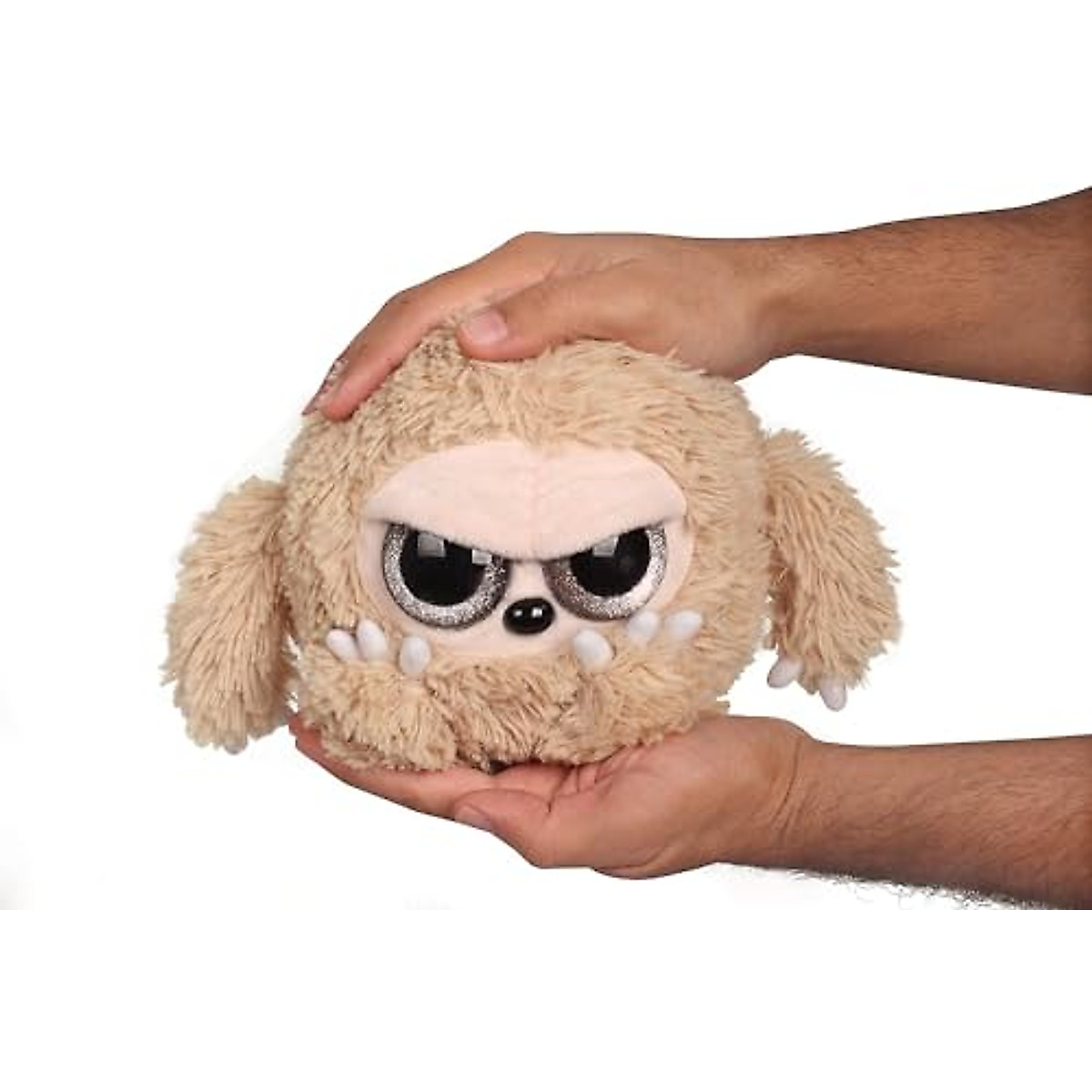 Grumpy Baby Sloth - Adorable Super Soft Plush Stuffed Animal Toy Doll (Glitter Eyes) - Large 8 Inch - Unique Gift for Kids and Adults