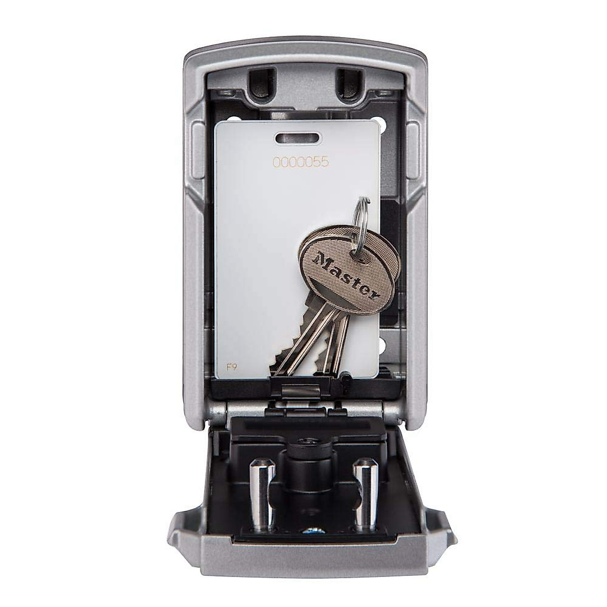 Master Lock Digital Lock Box for Keys with Code, Electronic Wall Mount Key Safe with Bluetooth Connection to iOS/Android App and Sharable Keypad Codes, 3-1/4 Inches Wide, ‎5441EC