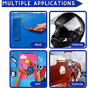 DoAy Blue Painters Tape 1/4" 3/8" 1/2" 5/8" 3/4" x 60 Yard - Multi Size Pack - Multi Surface Use - 5 Rolls