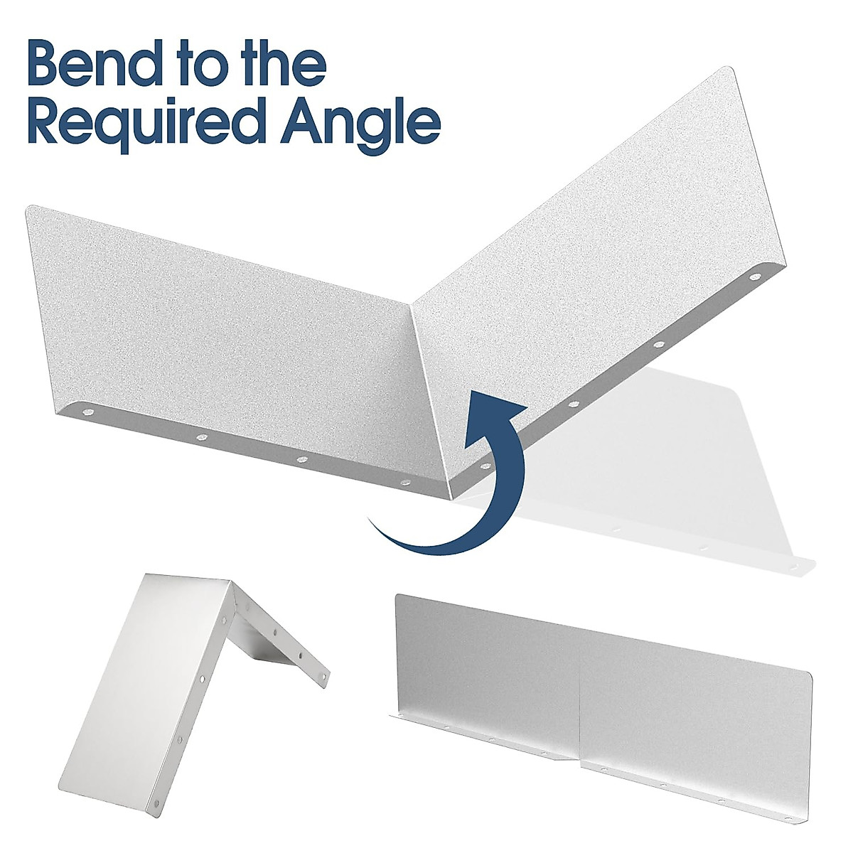 Gutter Valley Splash Guards Rain Downspout Diverter Valley Roofing Gutter Guards Rain Drip Gutter Guard Roof Rain Diverter for House Roofs Corner (6)