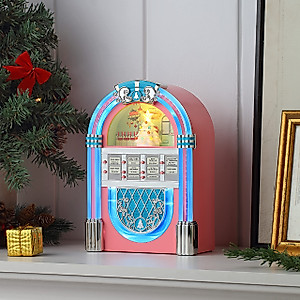 Mr. Christmas Rock-O-Rama Juke Box-Pink Christmas Decoration