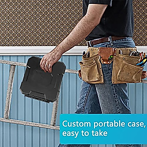 LAMPTOP Titanium Twist Drill Bit Set and Metric Metal Hss Drill Bit Set 135° Tip for Metal, Plastic, Copper, Aluminum, Wood of Small Drill Bit Set 1.5mm to 10mm, with Sturdy Case (100 Piece)