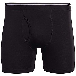 Members Mark Underwear - Stretch Boxer Briefs (5 Pack), Size Large, Black