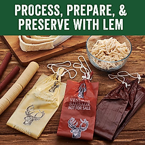 LEM Products 141 8 oz. Vacuum Sealed Bag - Hog Casings for 25 lbs. meat