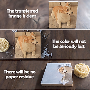 WAN2TLK 100ml Photo Transfer Medium, Gel Medium for Photo Transfer, Image After Transfer Clear Without Fading, Image Transfer Gel for DIY Arts & Crafts, Home Decor, Personalized Gifts