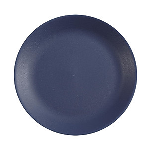 US Acrylic Everest Ultra-Durable Plastic 10 inch Dinner Plates in Midnight Blue | Set of 6 Reusable, BPA-Free, Made in the USA, Dishwasher Safe Dinnerware