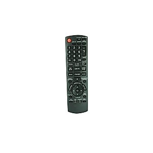HCDZ Replacement Remote Control for Panasonic N2QAYB000503 SA-AKX50GN SC-AKX50GN SA-AKX50GNK SC-AKX50GNK SA-AKX50PN SA-AKX50PH SC-AKX50 CD Stereo Mini Hi-Fi Audio System