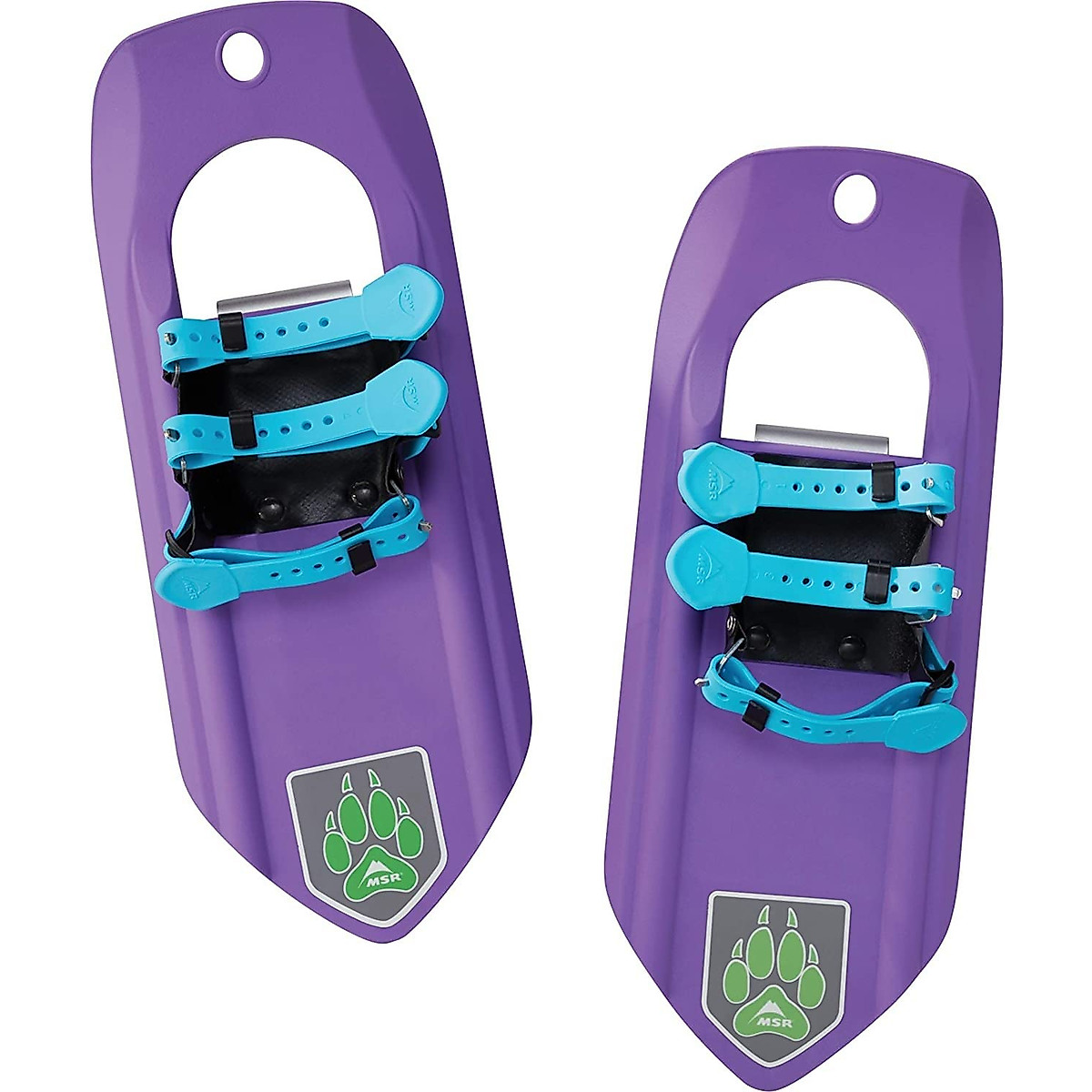 MSR Tyker Kids' Snowshoes for Children (Pair), Purple Power, 17"