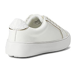 Michael Kors Girl's Jordana Poppy (Little Kid/Big Kid) White Smooth 3 Little Kid M