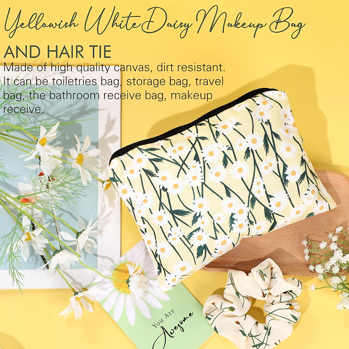 Daisy Gifts for Women, Gifts Baskets for Women, Cute Unique Birthday Gifts for Women Best Friend, Inspirational Gifts for Women, Gifts for Women Her Teen Girl Sister Friendship, Daisy Themed Gifts