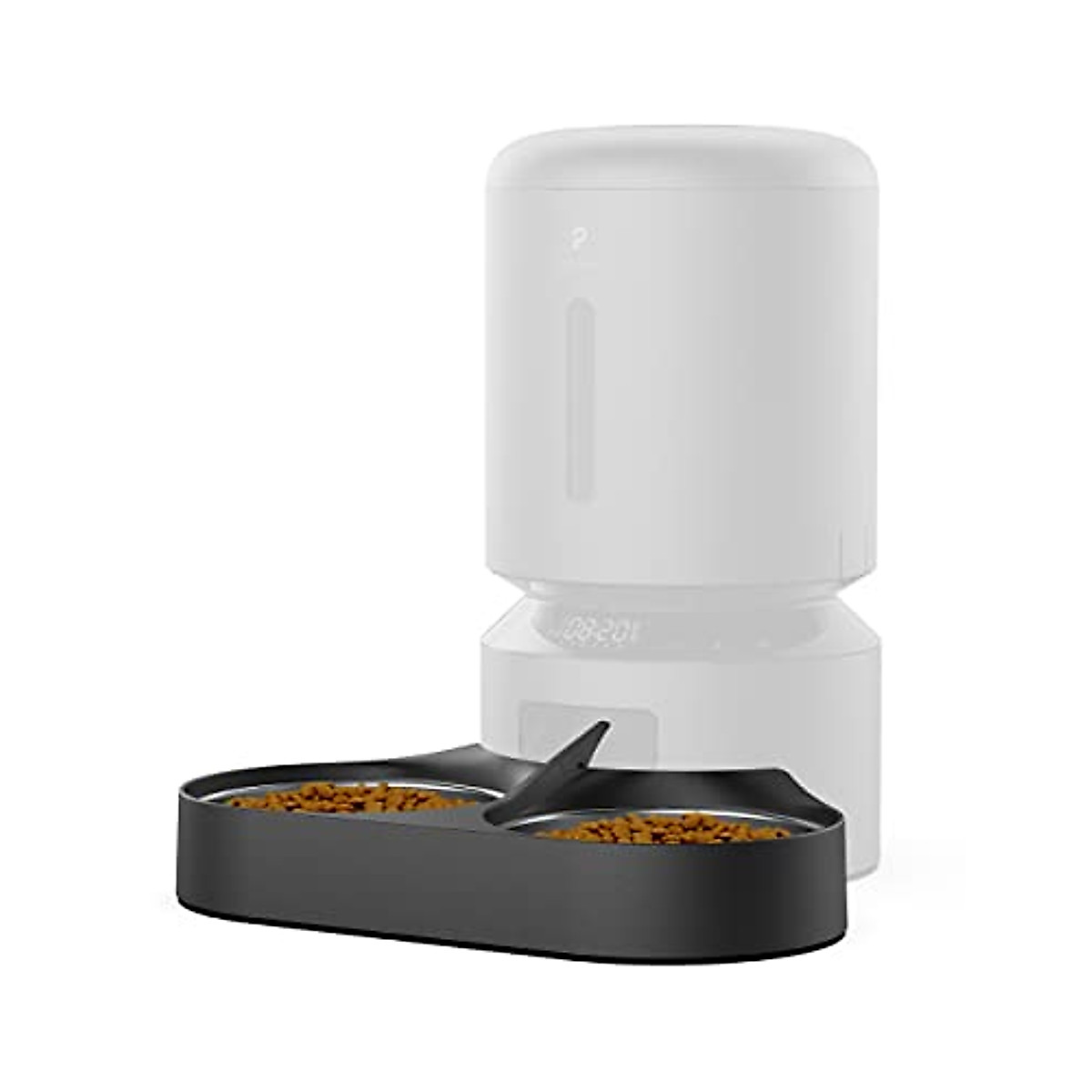 PETLIBRO Pet Food Splitter with Stainless Steel Bowls, Automatic Cat Feeder Bowls for Two Cats or Dogs, Suitable for PETLIBRO Automatic Cat Feeder PLAF005, PLAF006, PLAF103, PLAF203