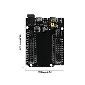 DIANN ESP32 ESP-WROOM-32 ESP-32S Development Board CP2102 Ultra-Low Power Dual Core ESP32-DevKitC-32 with Expansion Board