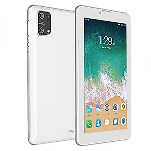 Toddlers Tablet 7 Inch for Android 10 Tablet PC, 1280x800IPS HD Display, 3500mAh, 2G RAM 32G ROM, 5G WiFi Bluetooth Dual Band, 2MP 5MP Dual Camera, Educational, Games(White)