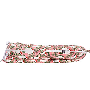 IBraFashion Newborn Lounger Cover - Dock a tot Covers Only for DockATot Deluxe Plus + | 100% Cotton Infant Baby Nest Replacement Extra Cover Only Hypoallergenic (Parrot and Palma)