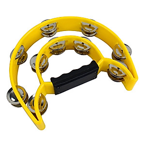 YMC Half Moon Tambourine Double Cutaway TAM20-YW -Yellow