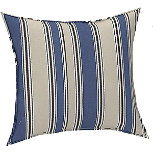 Creative Living Outdoor Bench/Settee/Swing Cushion with Four Patio Decorative Pillows, 59'', Navy