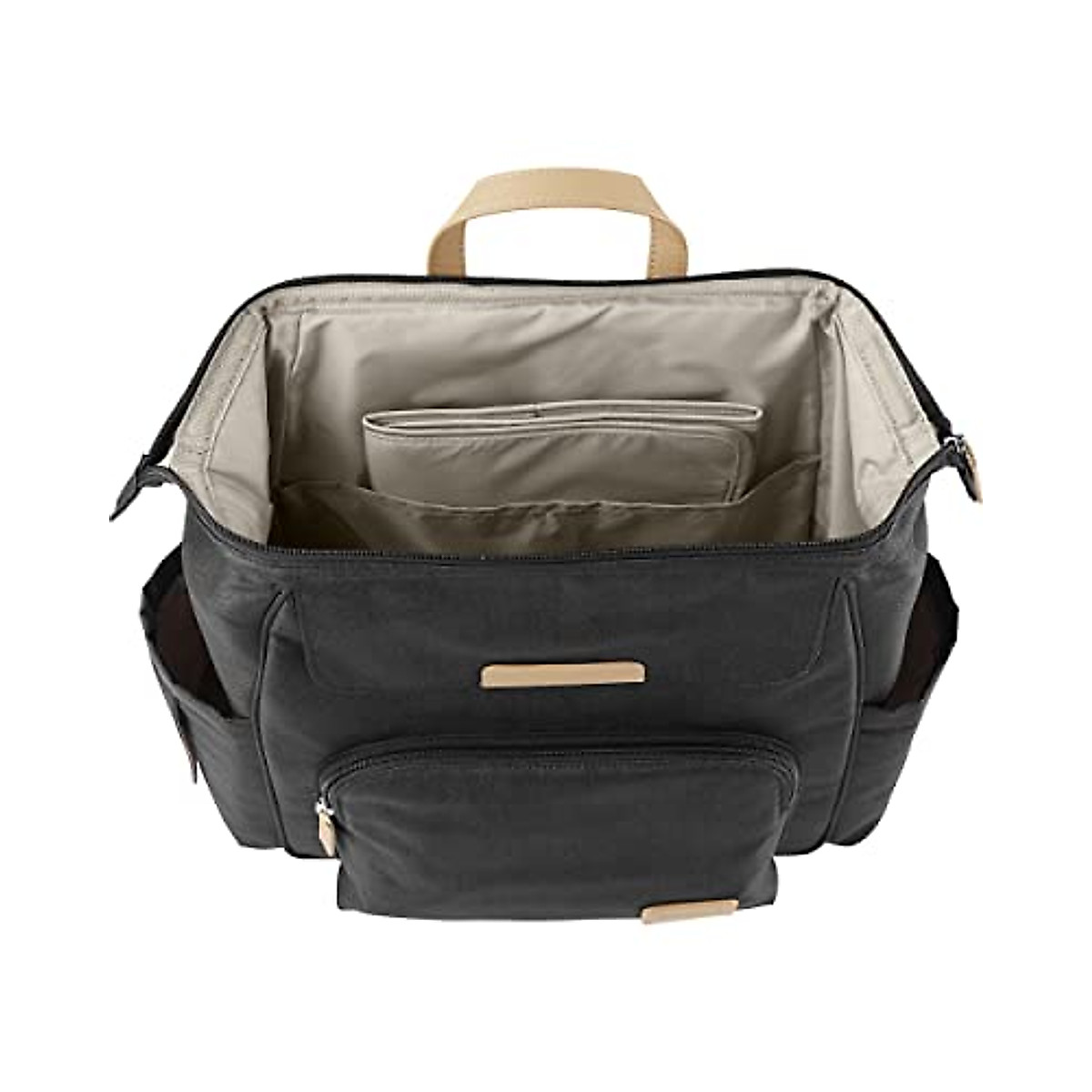 Simple Joys by Carter's Everyday Diaper Backpack, Black, One Size