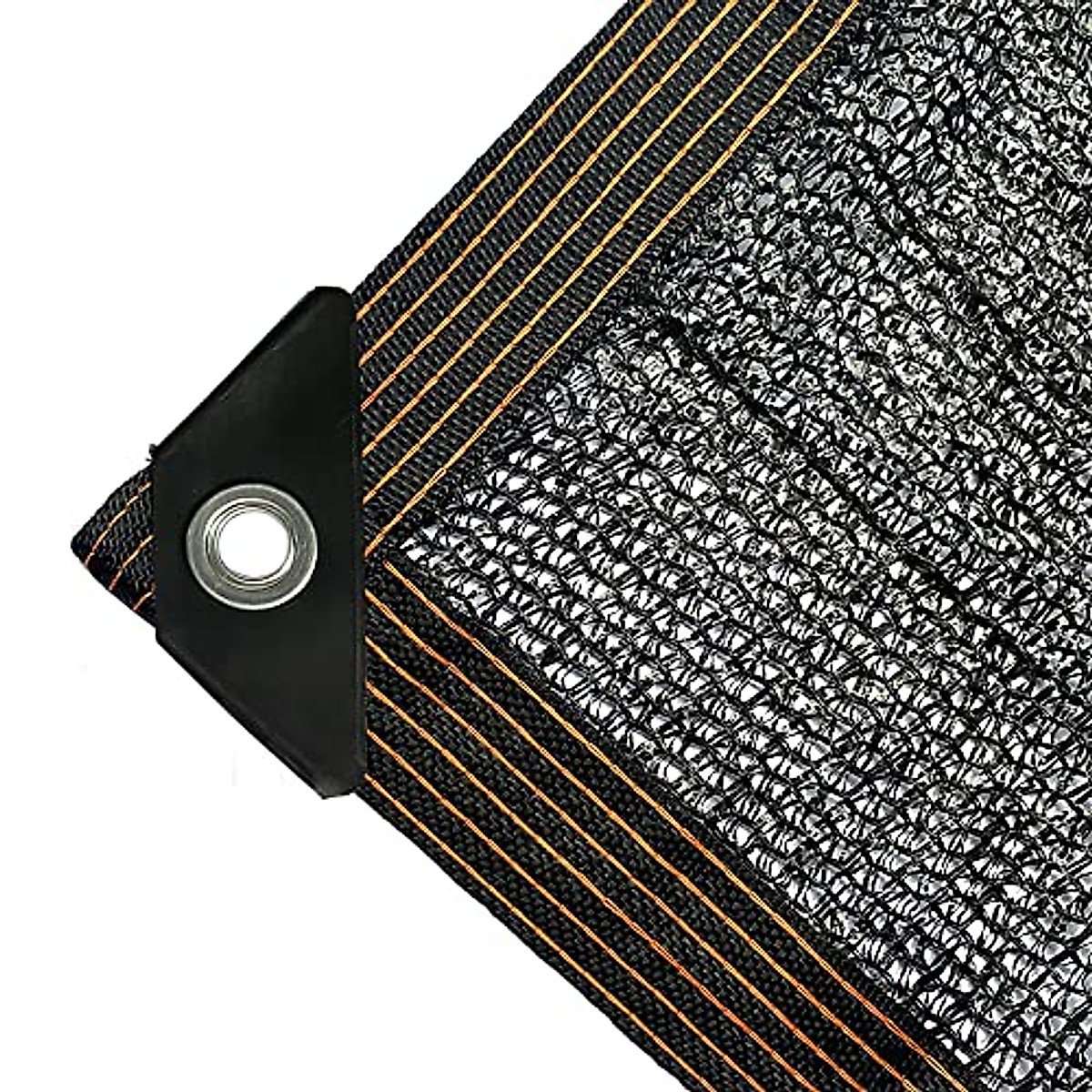 winemana 50% Black Shade Cloth, 14 x 20 FT Durable Mesh Tarp with Grommets, Garden Sunblock Shade Cloth Shading Antifreezing for Plants Cover, Greenhouse, Barns Kennel, Patio, Tomatoes