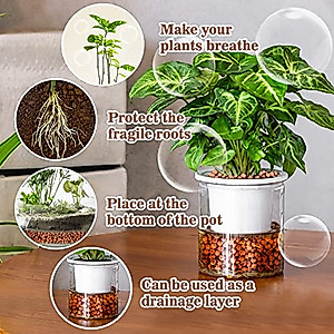 Sukh Clay Pebbles for Plants - Pebbles for Indoor Plants 100% Natural Clay, Used for Drainage, Decoration, Aquaponics, Hydroponics and Other Gardening Essentials Hydroton Small Pebbles Leca for Plants