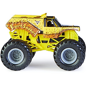 Monster Jam 2022 Spin Master 1:64 Diecast Truck with Bonus Accessory: Arena Favorites Earth Shaker
