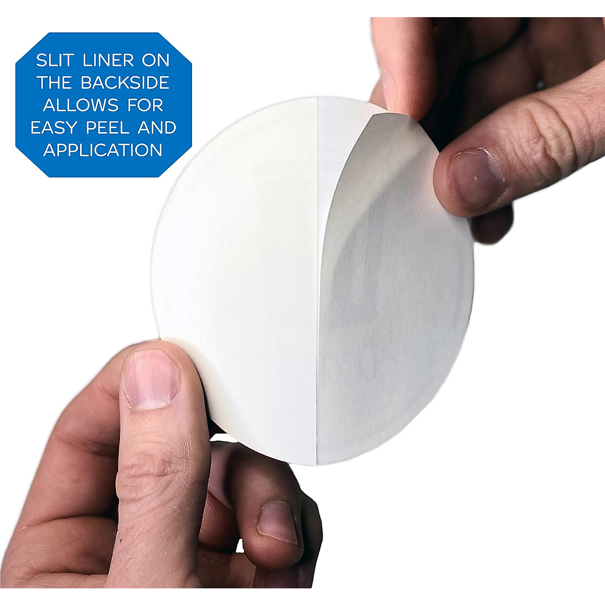 Elegant Recycling Stickers for Trash Can, 3.5" Trash and Recycle Stickers, Laminated Recycle Stickers for Trash Bins, Recycle Sticker for Kitchen Trash Cans Recycling Bin Combo, Rustic White Decals