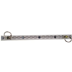 Erickson 59133 Aluminum 18" O-Track with 2 Anchor Rings and Mounting Hardware In Individual Bag