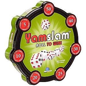 Yamslam Fun Chance and Strategy Family Dice Game for Kids and Adults by Blue Orange Games - 1 to 4 Players, Ages 8+